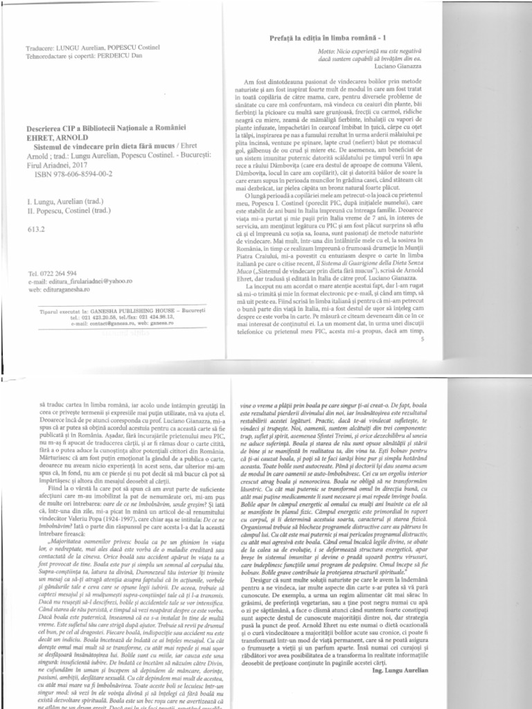 Sistemul de Vindecare Prin Dieta Part1 | PDF