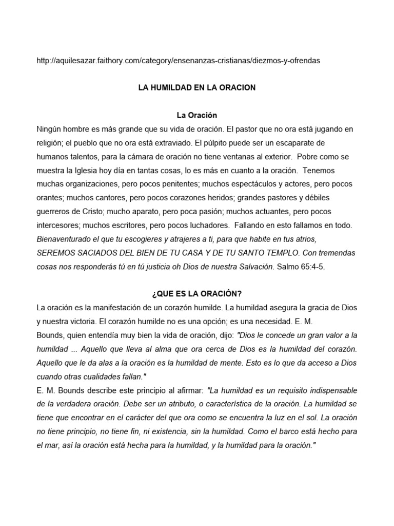 ENSEÑANZA La Oración | PDF | Oración | Cristo (título)