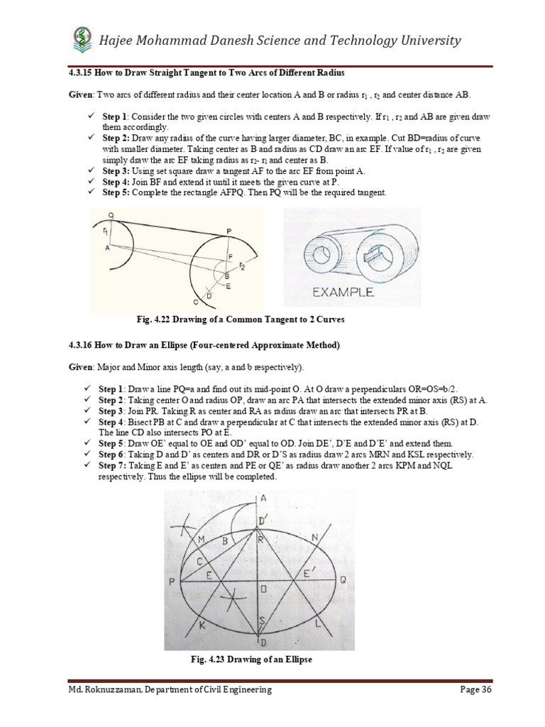 Engineering Drawing Techniques | PDF | Circle | Euclid