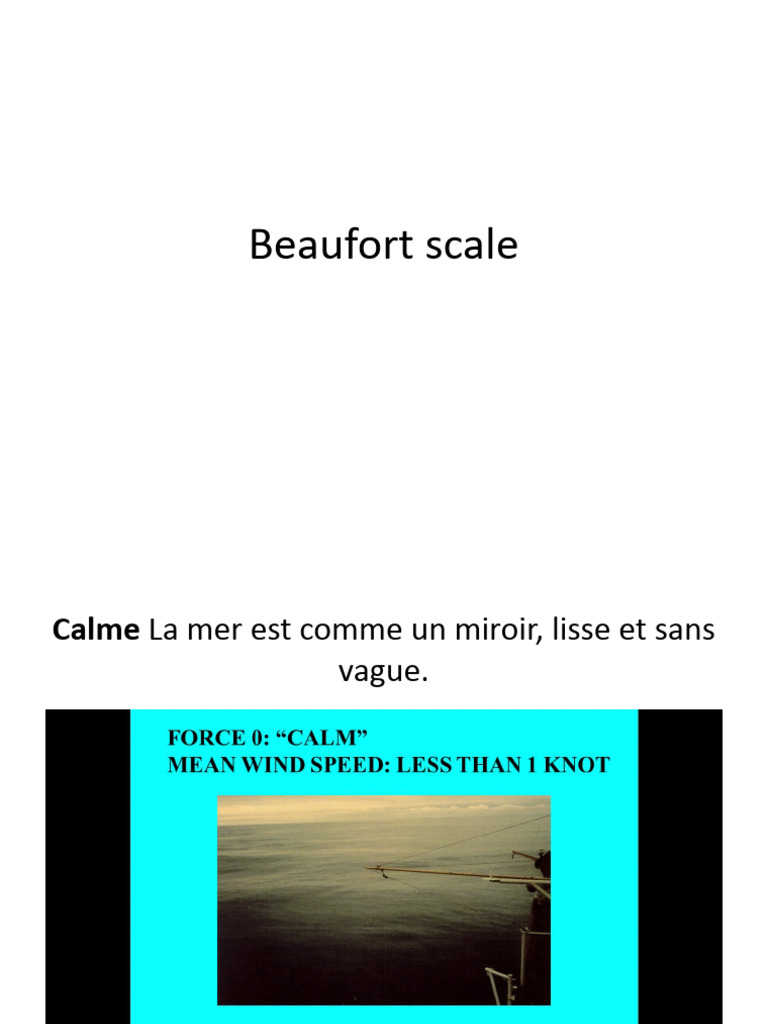 Beaufort scale | PDF