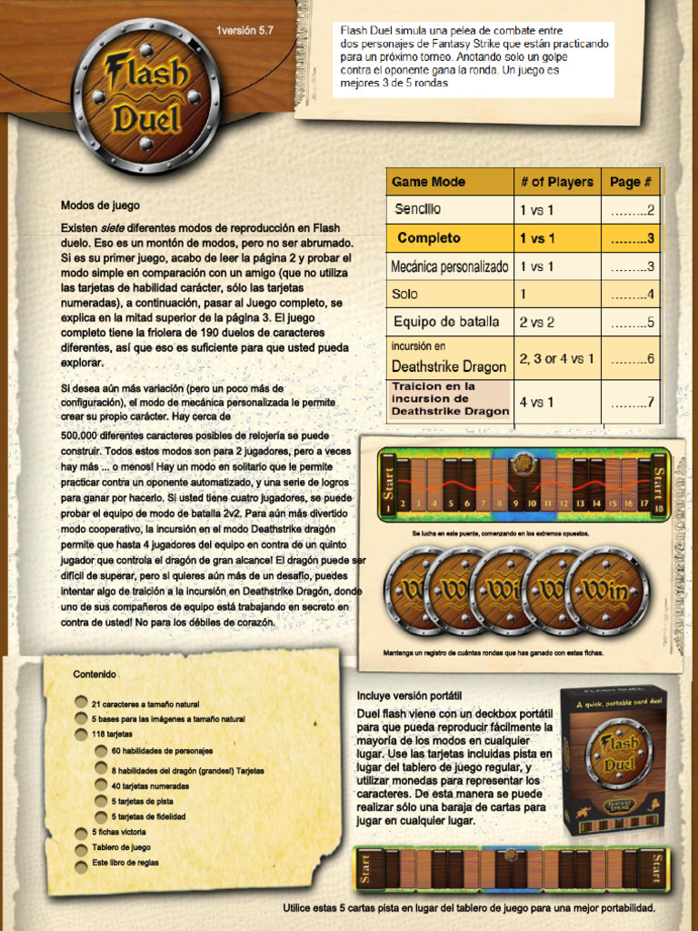 Flash Duel Reglas | PDF | Robot | Robótica