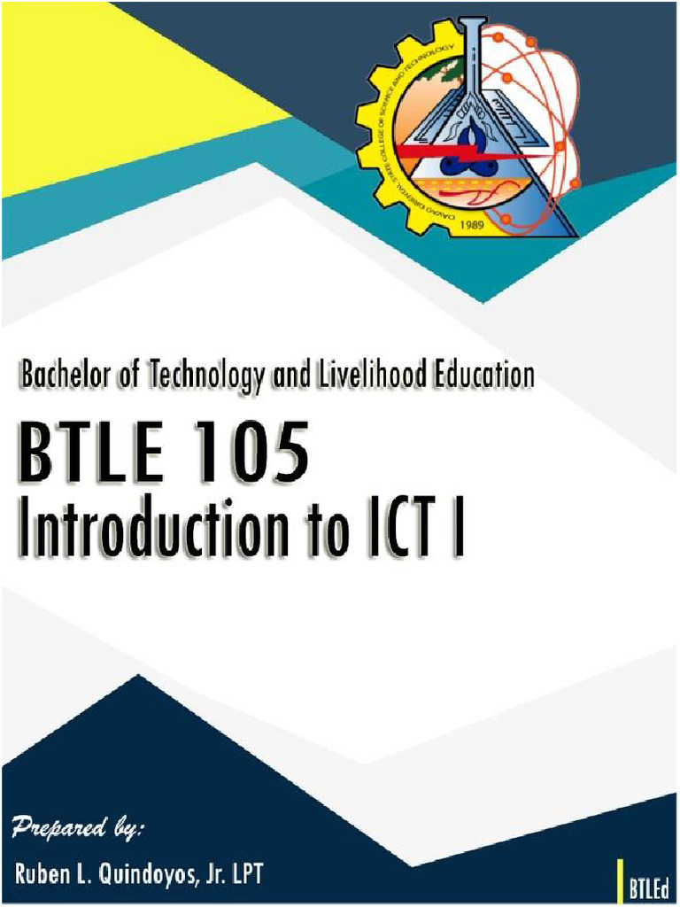 BTLE 105 Intro. To ICT Module 3 Lesson 1 | PDF | Image Editing | Exposure (Photography)