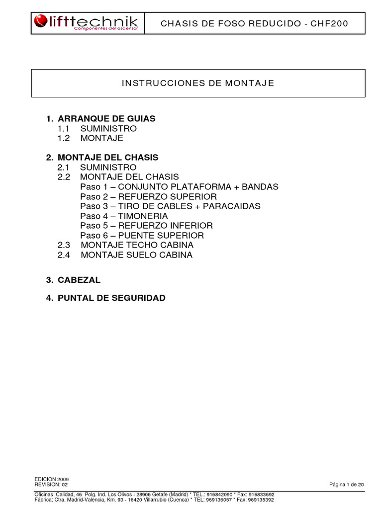 Manual de Montaje Chasis F-200 | PDF