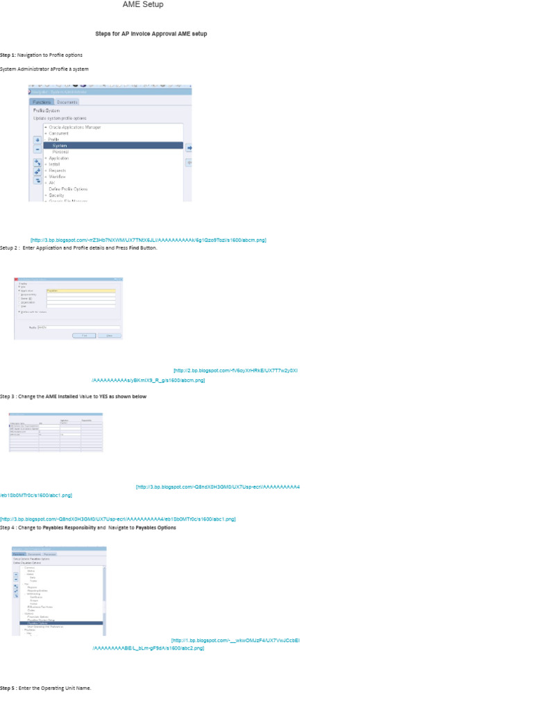 Ame AP Approval Setup | PDF | Invoice | Computing