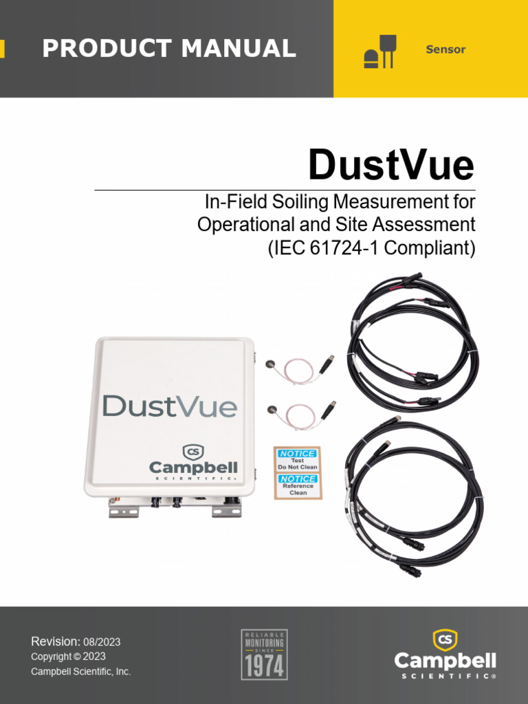 Dust Vue | PDF | Photovoltaics | Solar Panel