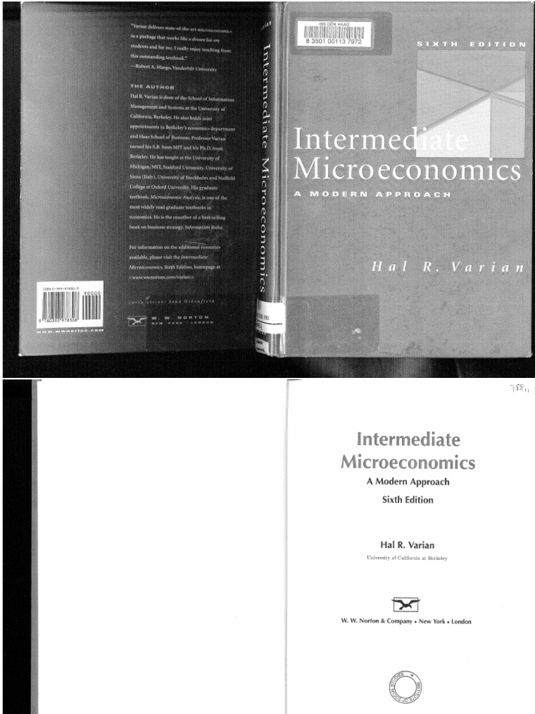Book Microeconomics Varian | PDF