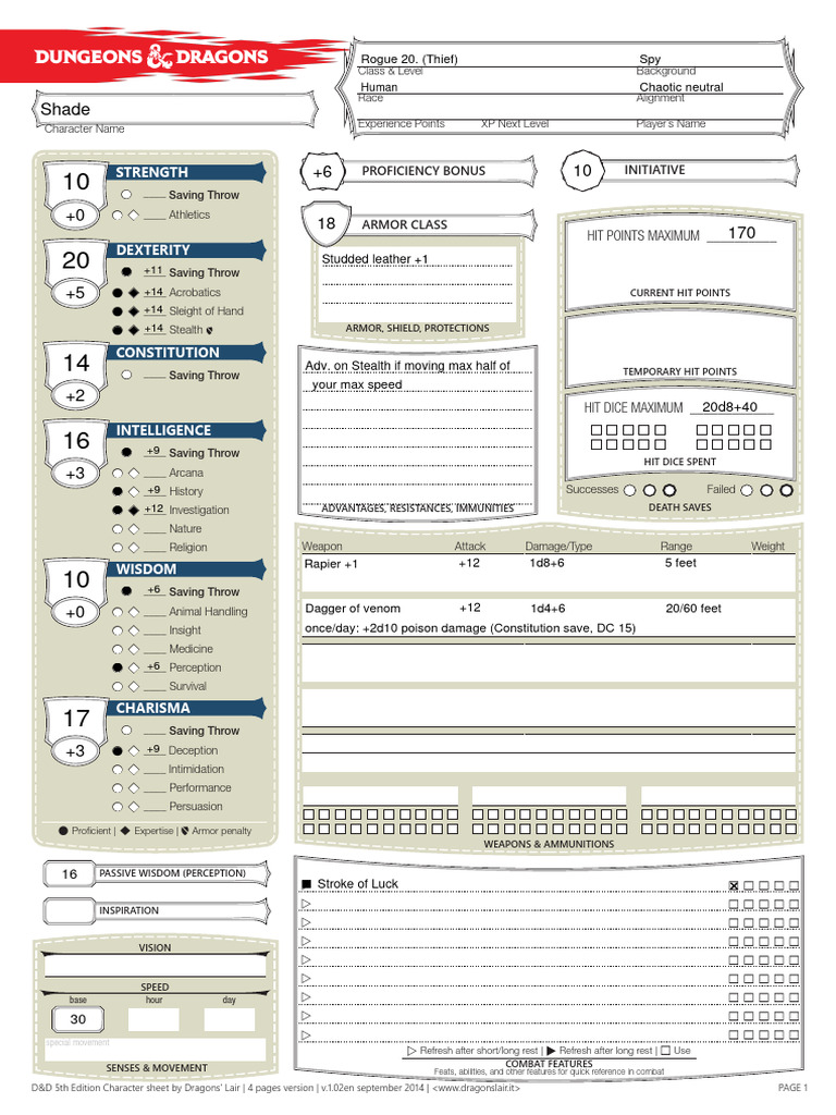 Shade | PDF | Role Playing Games