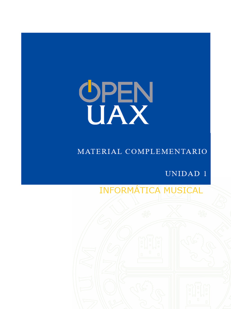 Material Complementario UD 1 | PDF | Partituras | Informática