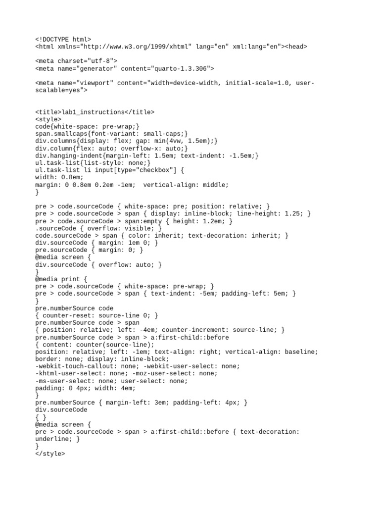 Lab 1 Instructions and Guidelines | PDF | Computers | Technology & Engineering