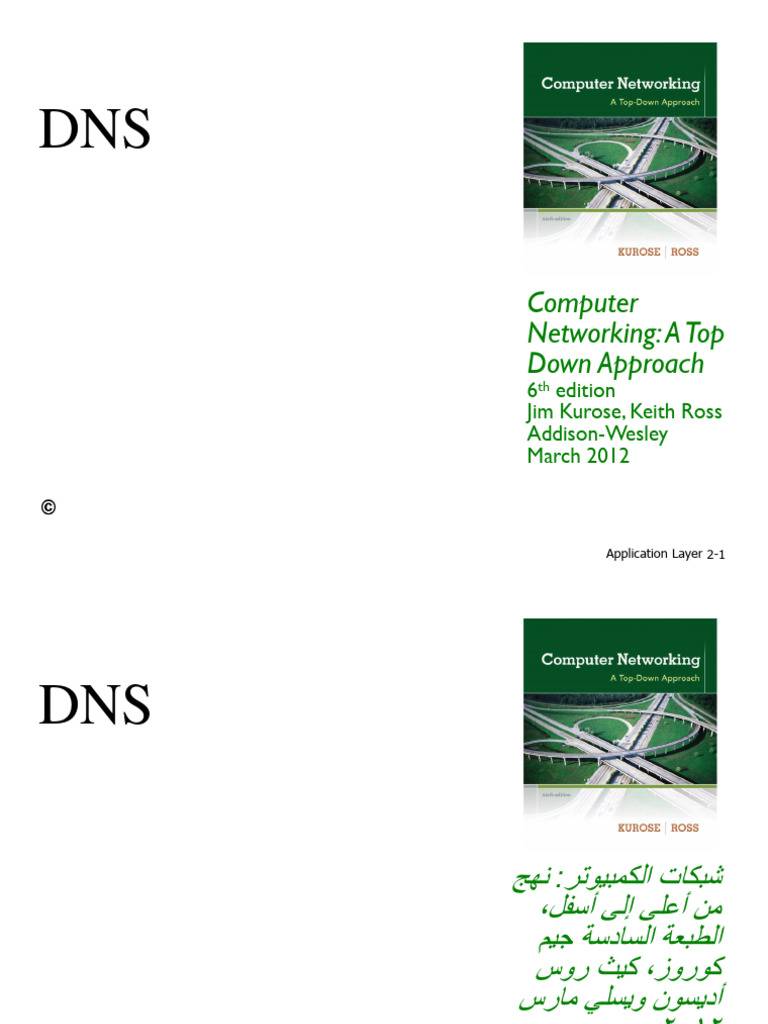 Network Administration Dns Lec4 نسخة Pdf 