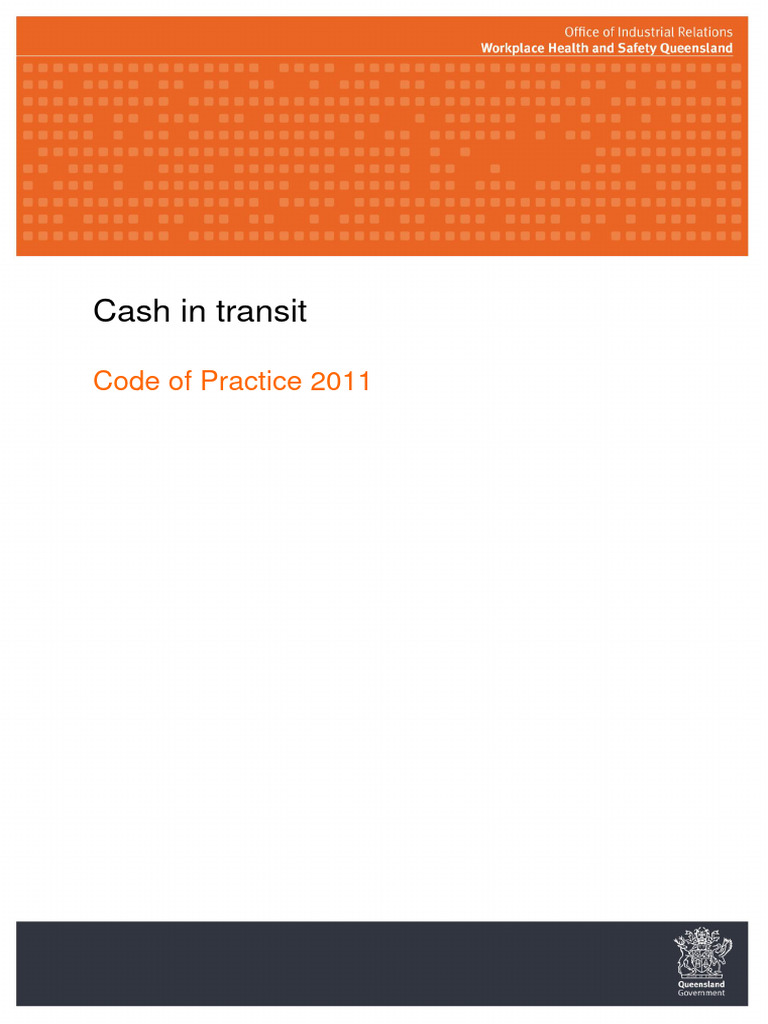 Cash in Transit Cop 2011 | PDF | Occupational Safety And Health ...
