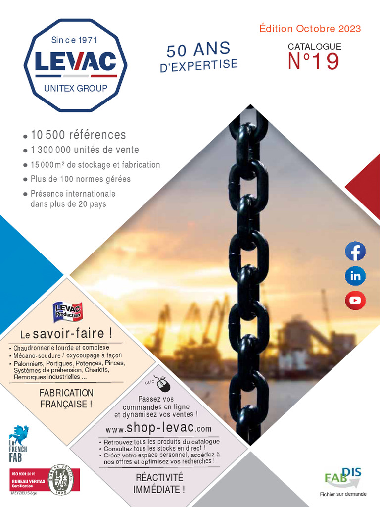 Catalogue Levac N°19 - Octobre 2023 | PDF | Sécurité | Responsabilité ...