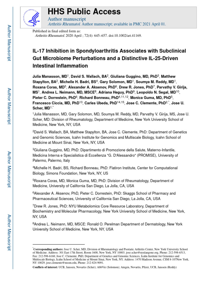 2019 Tuft Cells Arthritis | PDF | Immunology | Biology 2019 Tuft Cells Arthritis | PDF | Immunology | Biology