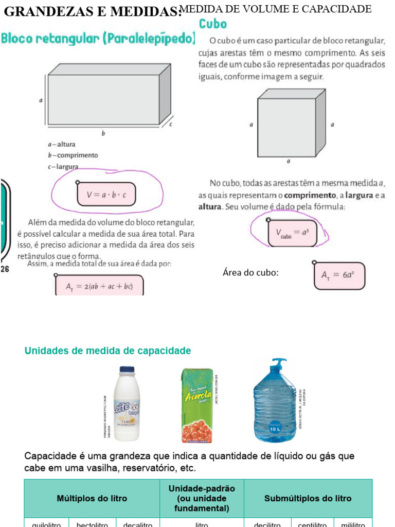 Volume e Capacidadee | PDF