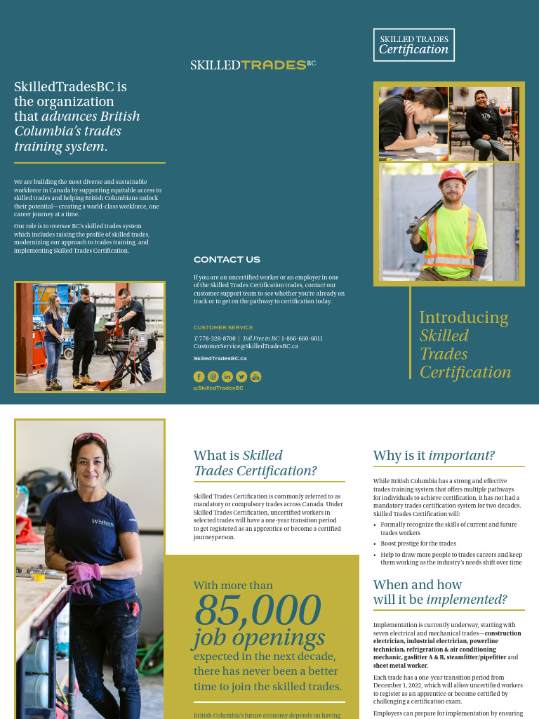 SkilledTradesBC - STC Brochure - Introducing - SkilledTrades ...