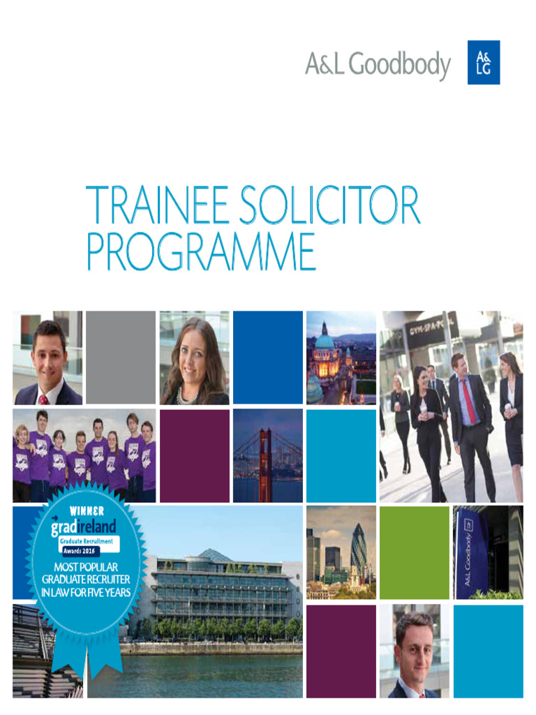 AL Goodbody Trainee Solicitor Programme Brochure 20161 | PDF | Academic ...