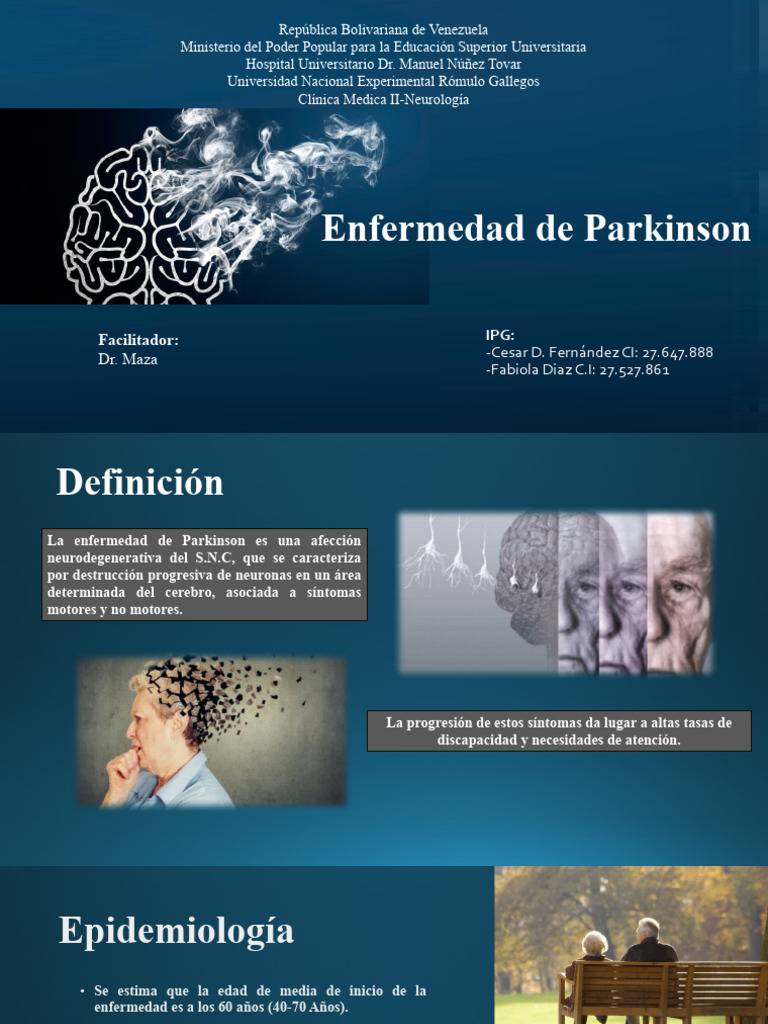 Enfermedad de Parkinson | PDF | Enfermedad de Parkinson | Epidemiología