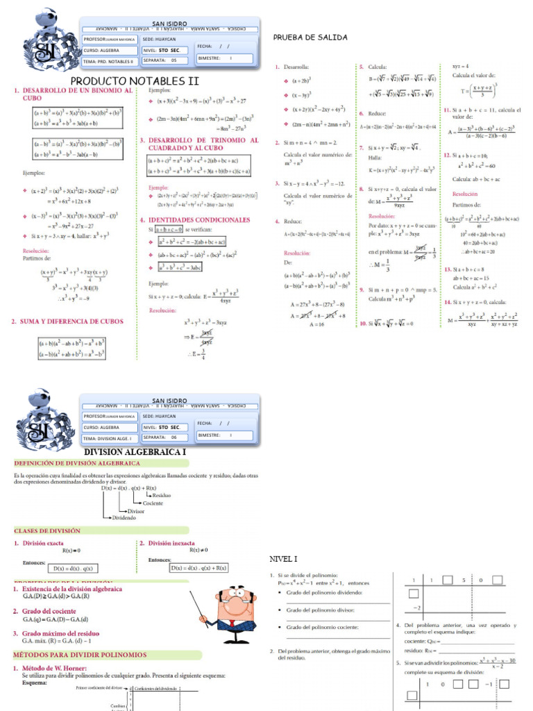 Separata 5to Sec Unico | PDF