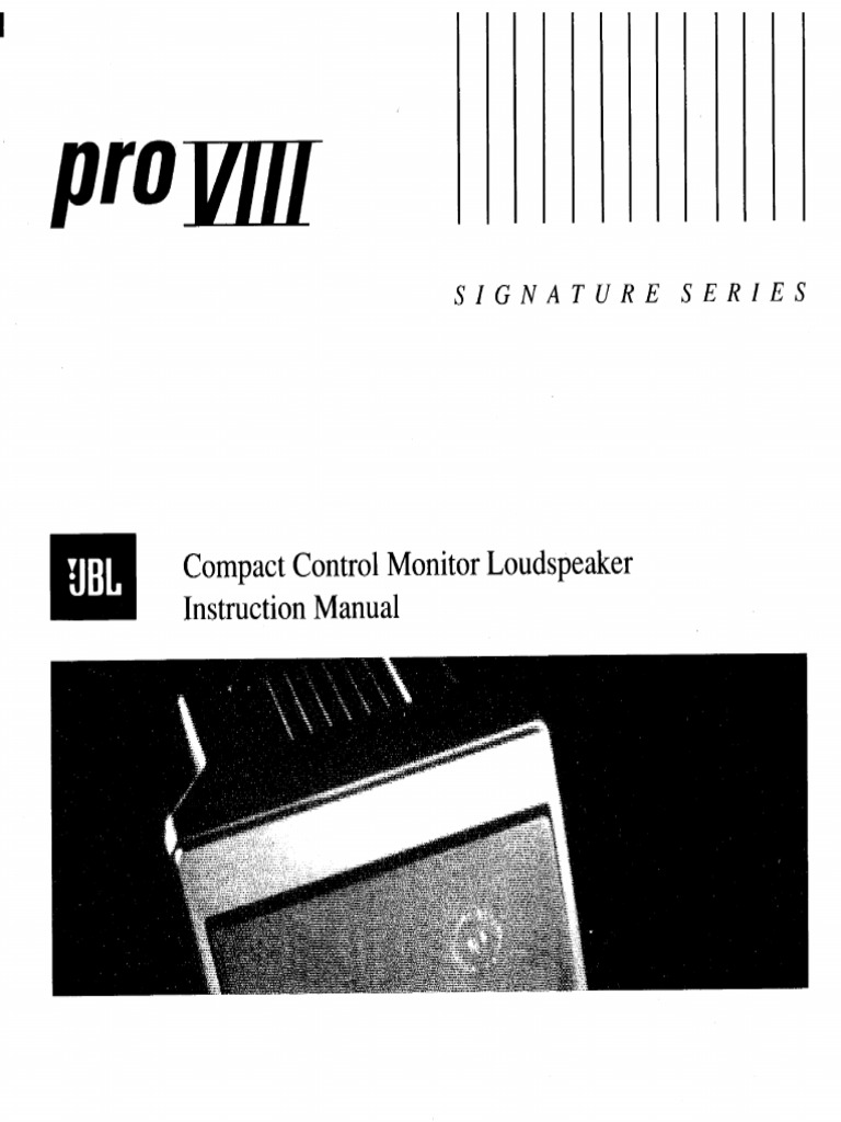 PRO 8 JBL Om | PDF