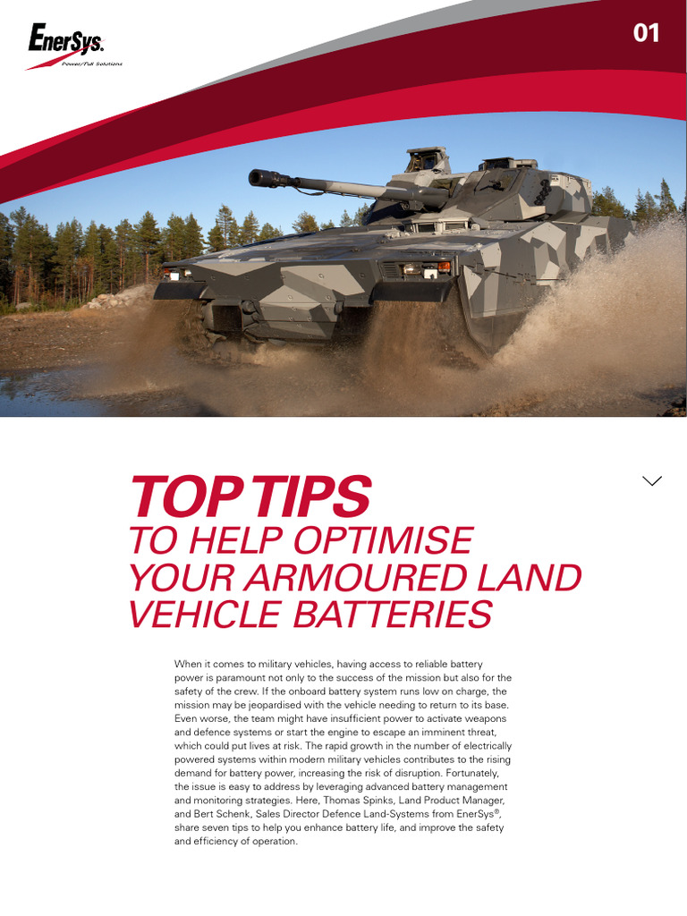 Top Tips To Optimise Military Batteries | PDF | Electricity ...