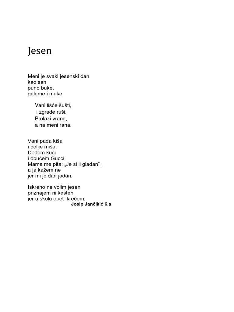 Čitanje S Razumijevanjem - Lirika - PDF | PDF