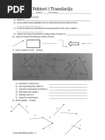 7r 1 Vektori I Translacija | PDF