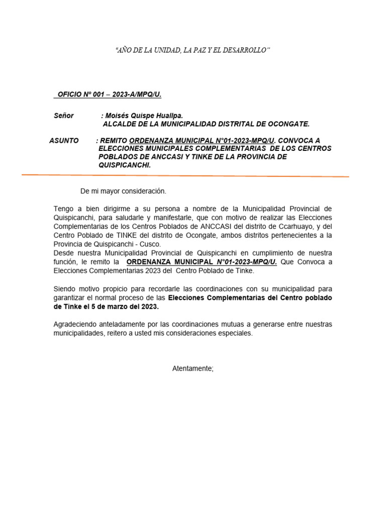 Modelos de Oficio | PDF