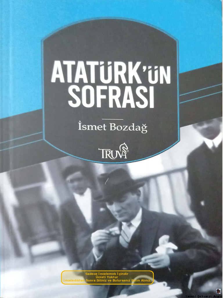 İsmet Bozdağ - Atatürk'ün Sofrası | PDF