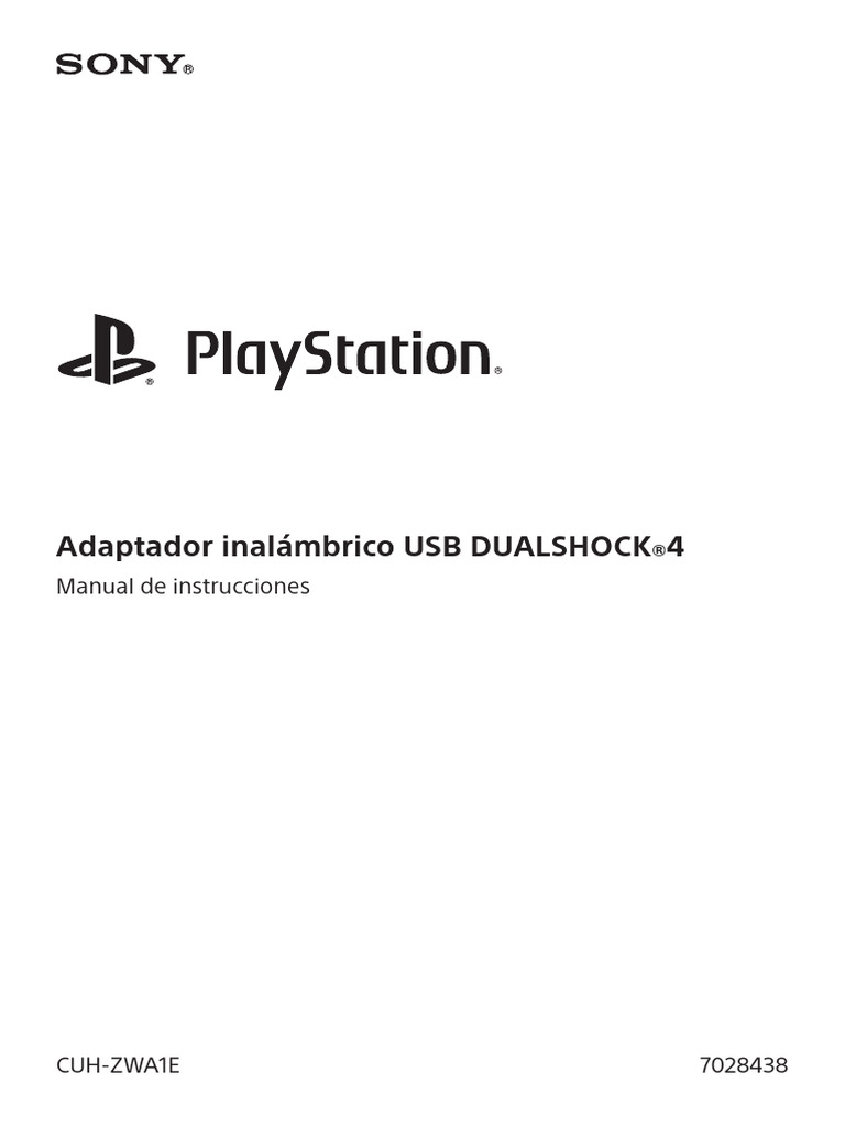 CUH-ZWA1 DS4 USB Adapter$es-Es | PDF | Residuos | Informática
