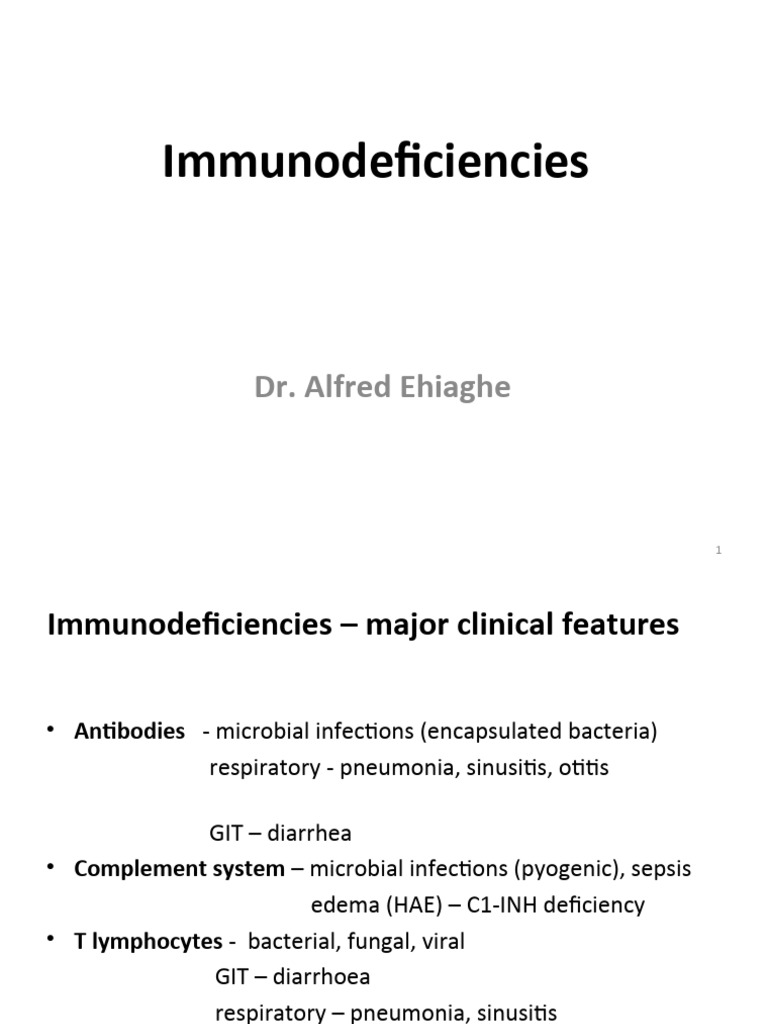 Immunodeficiency | PDF | Immunodeficiency | Hiv/Aids