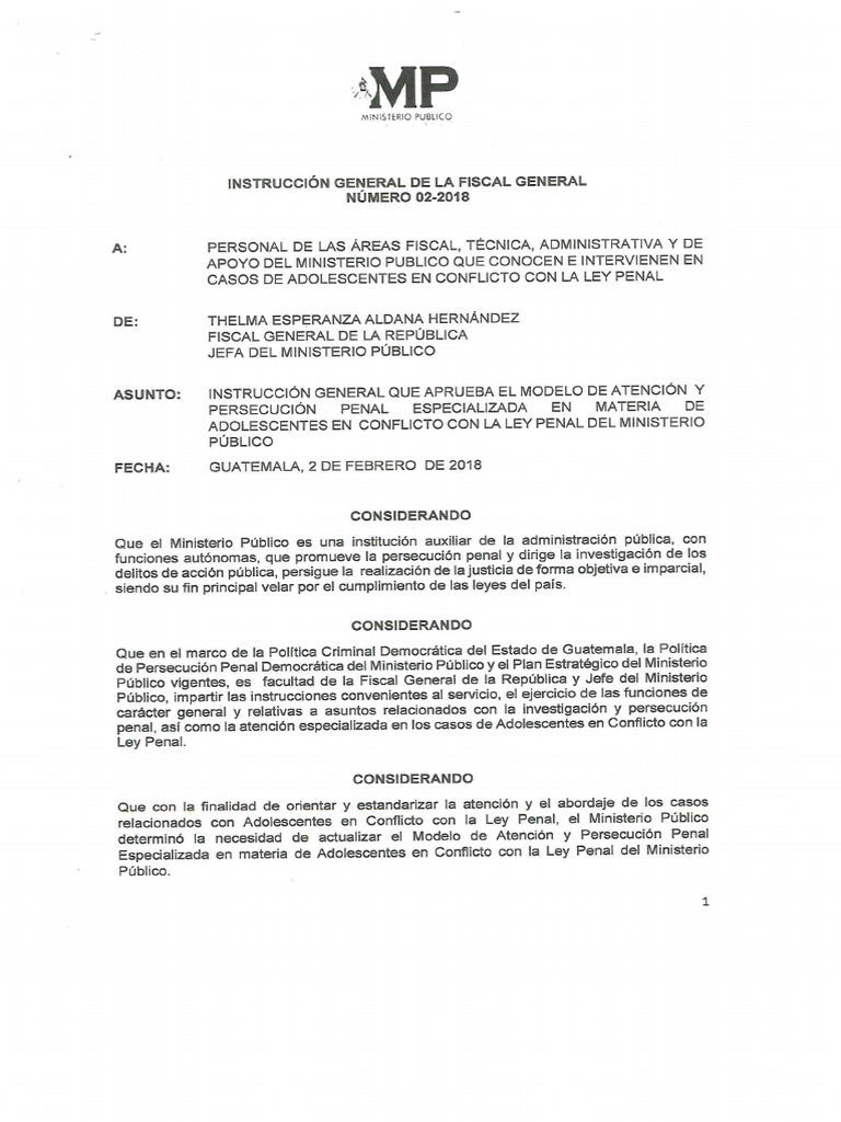 02-2018 Inst. A. Modelo de A. Adolescentes en C. | PDF