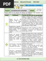 2do Grado Abril - 03 Lo Que Cambia y Lo Que Permanece (2023-2024) | PDF | Luna | Calendario