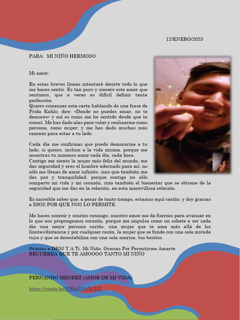 Para Mi Niño Hermoso | PDF
