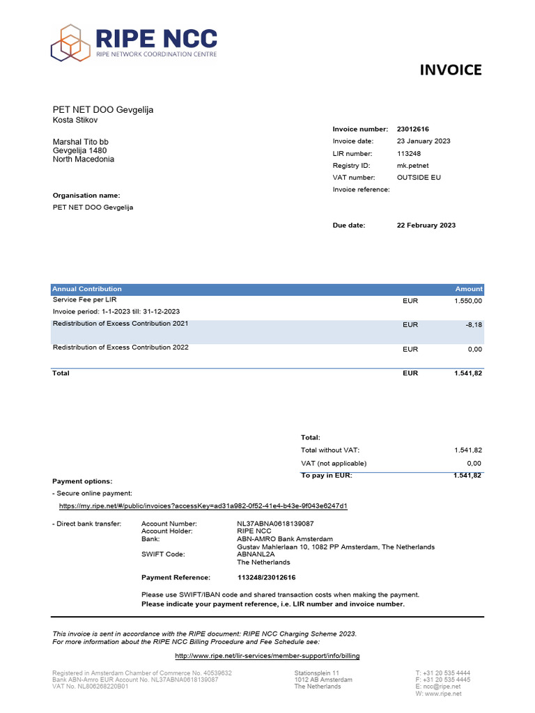 Subscription Invoice | Download Free PDF | Invoice | Value Added Tax