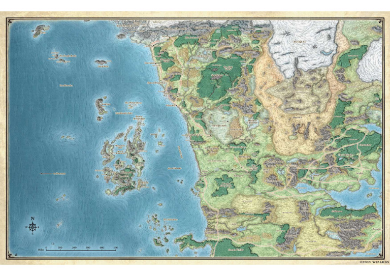 Sword Coast Map - HighRes | PDF