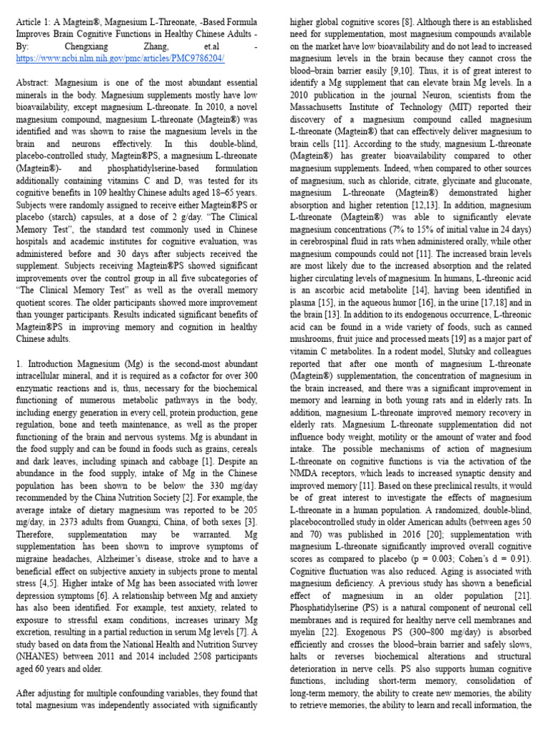 Letterstream 2024 2 | PDF | Dietary Supplements | Magnesium