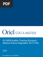 MDR Audit NB Checklist | PDF | Medical Device | Quality Management System