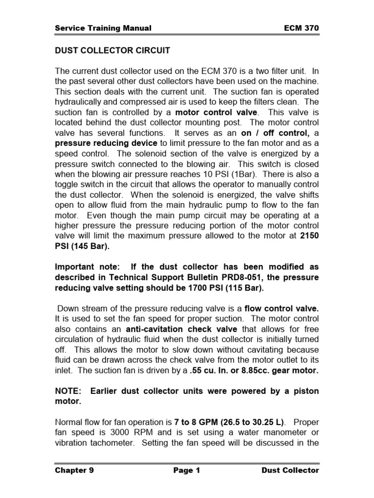 Chapter 9 Dust Collector | PDF | Pump | Valve