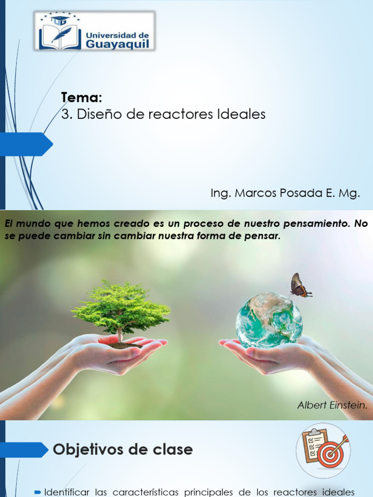 Tema 3. Diseño de Reactores Ideales | PDF | Reactor Quimico | Reacciones químicas