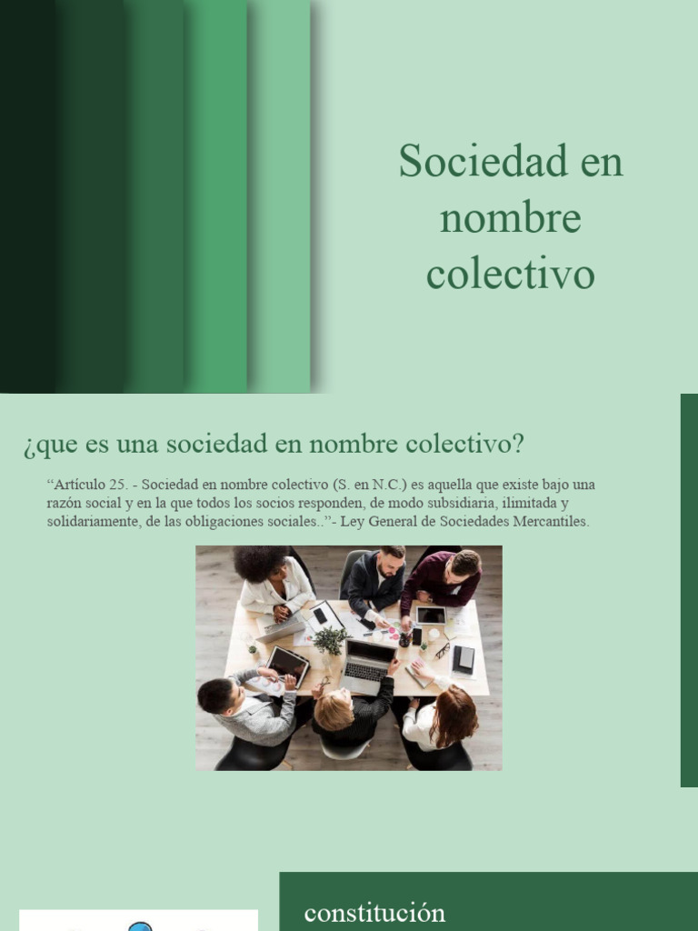 Sociedad en Nombre Colectivo | PDF | Sociedad | Capitalismo