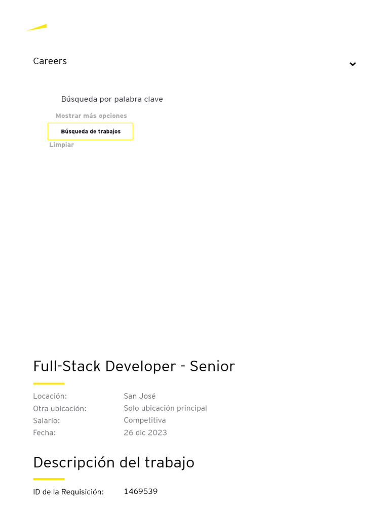 Full-Stack Developer - Senior_EY | PDF