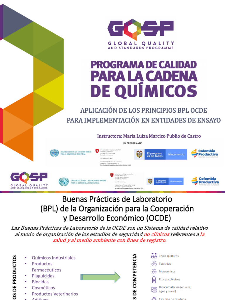 Aplicacion Principios BPL OCDE Mayo 2022 | PDF | Laboratorios | Archivo de computadora
