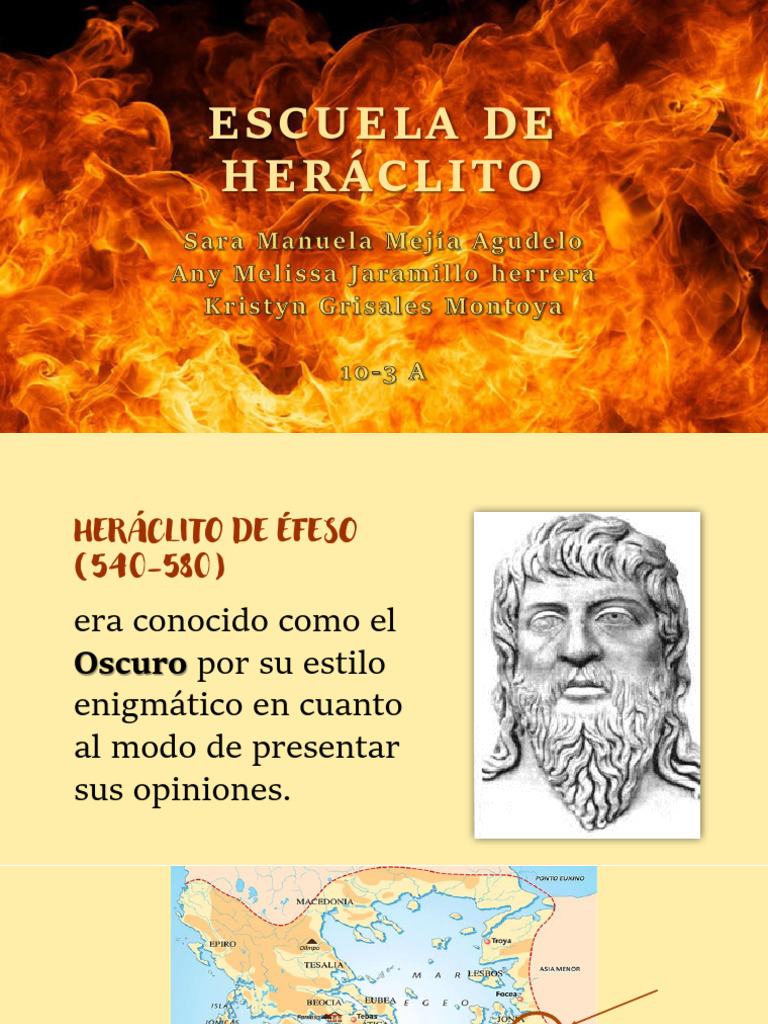 Escuela De Heráclito Pdf