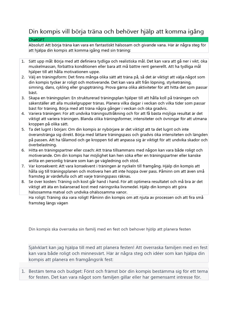 Enskild Uppgift | PDF