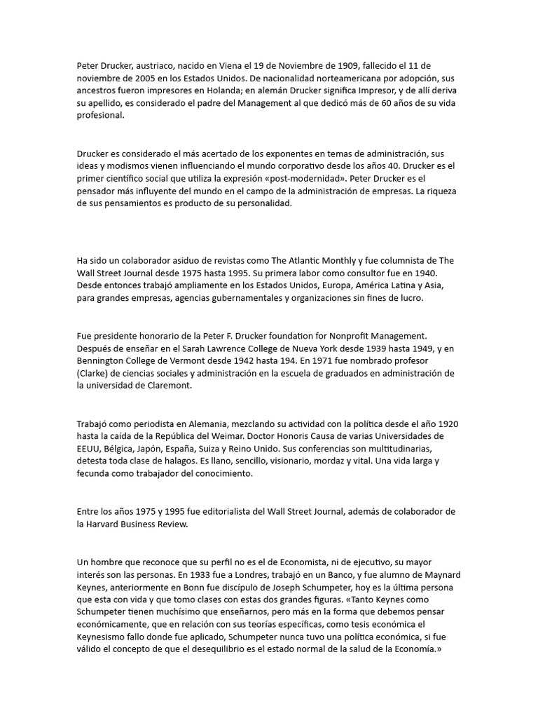 Peter Drucker | PDF