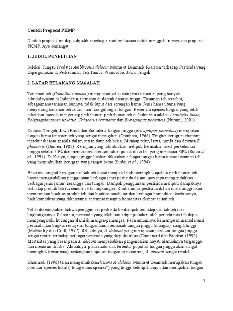 Contoh Proposal | PDF