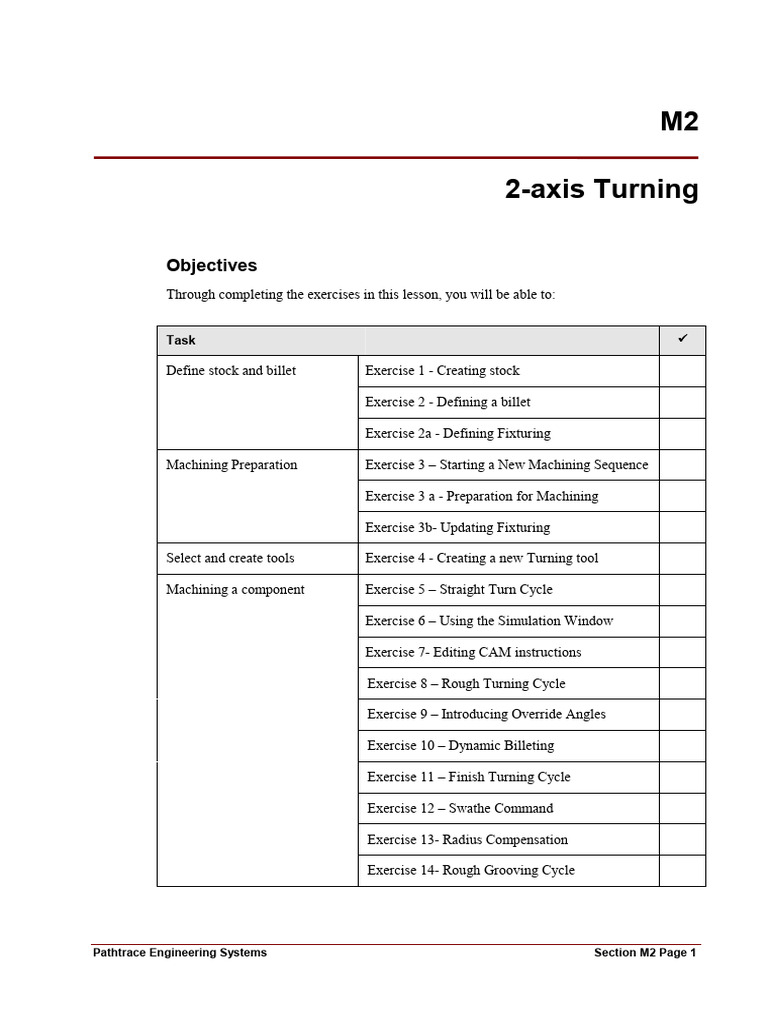 3.-2 Axis Turning Metric PDF | PDF | Machining | Numerical Control