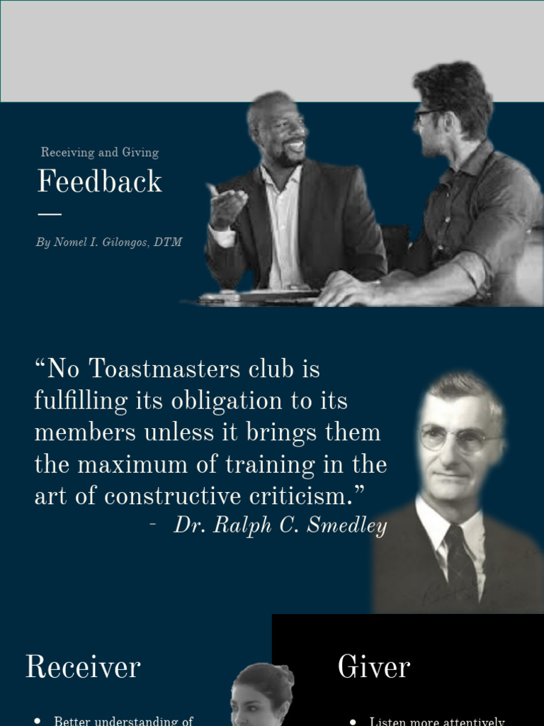 Receiving and Giving Feedback | PDF | Evaluation | Motivational