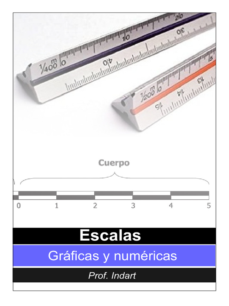 Tipos y Aplicaciones de Escalas en Dibujo Técnico | PDF | Fuerza | Dibujo