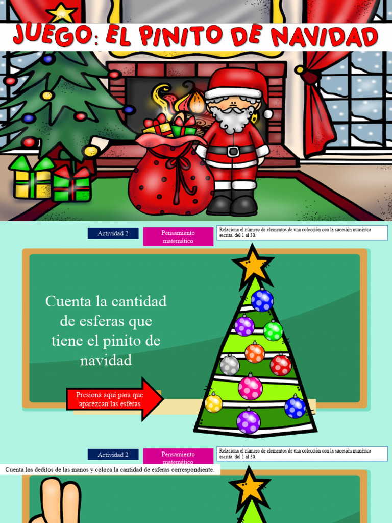 Juego - El Pinito de Navidad | PDF | Matemáticas | Análisis matemático